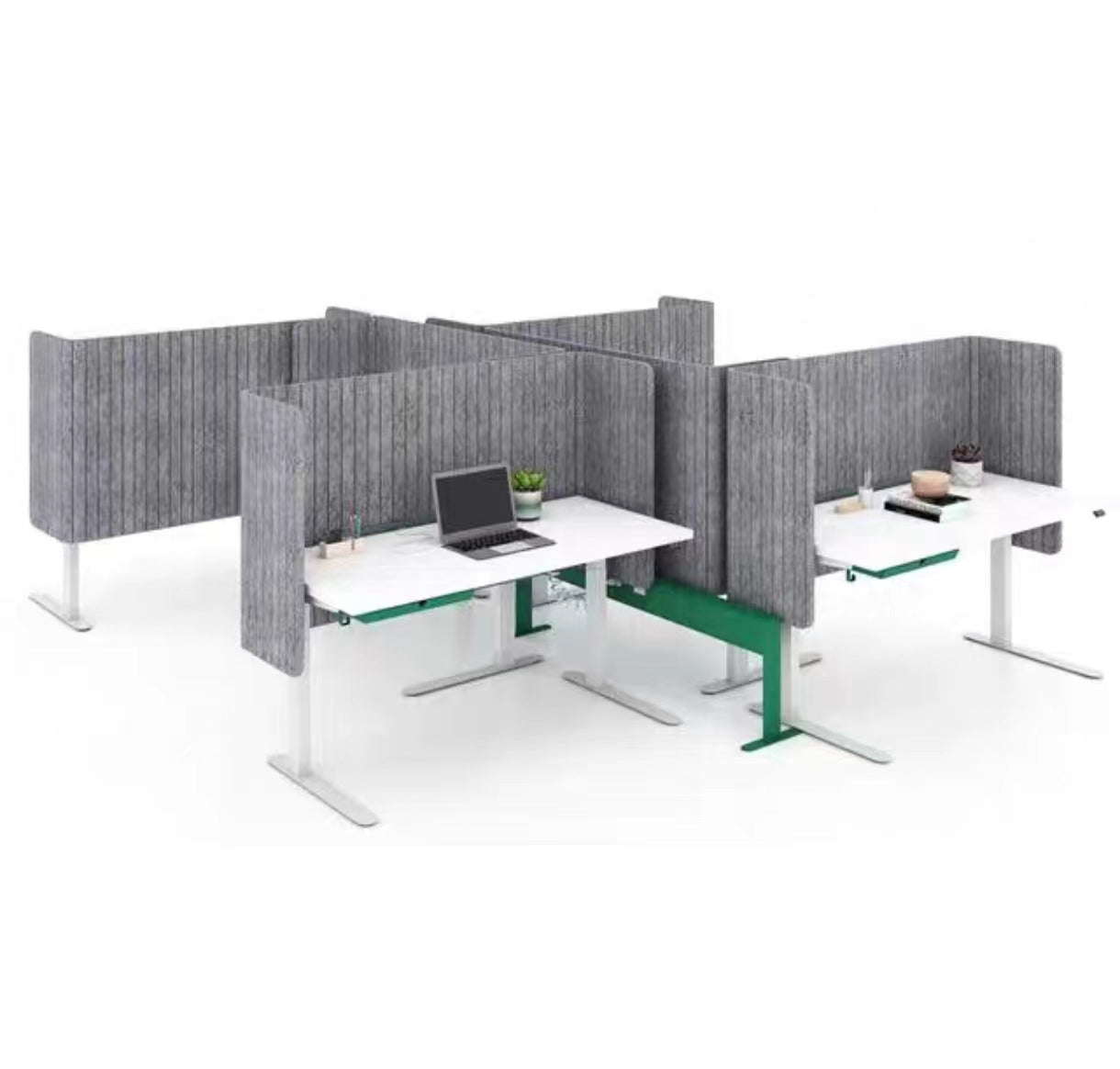 KZSPACE - U Shape Acoustic Privacy Desk Panel – KZCHAIR