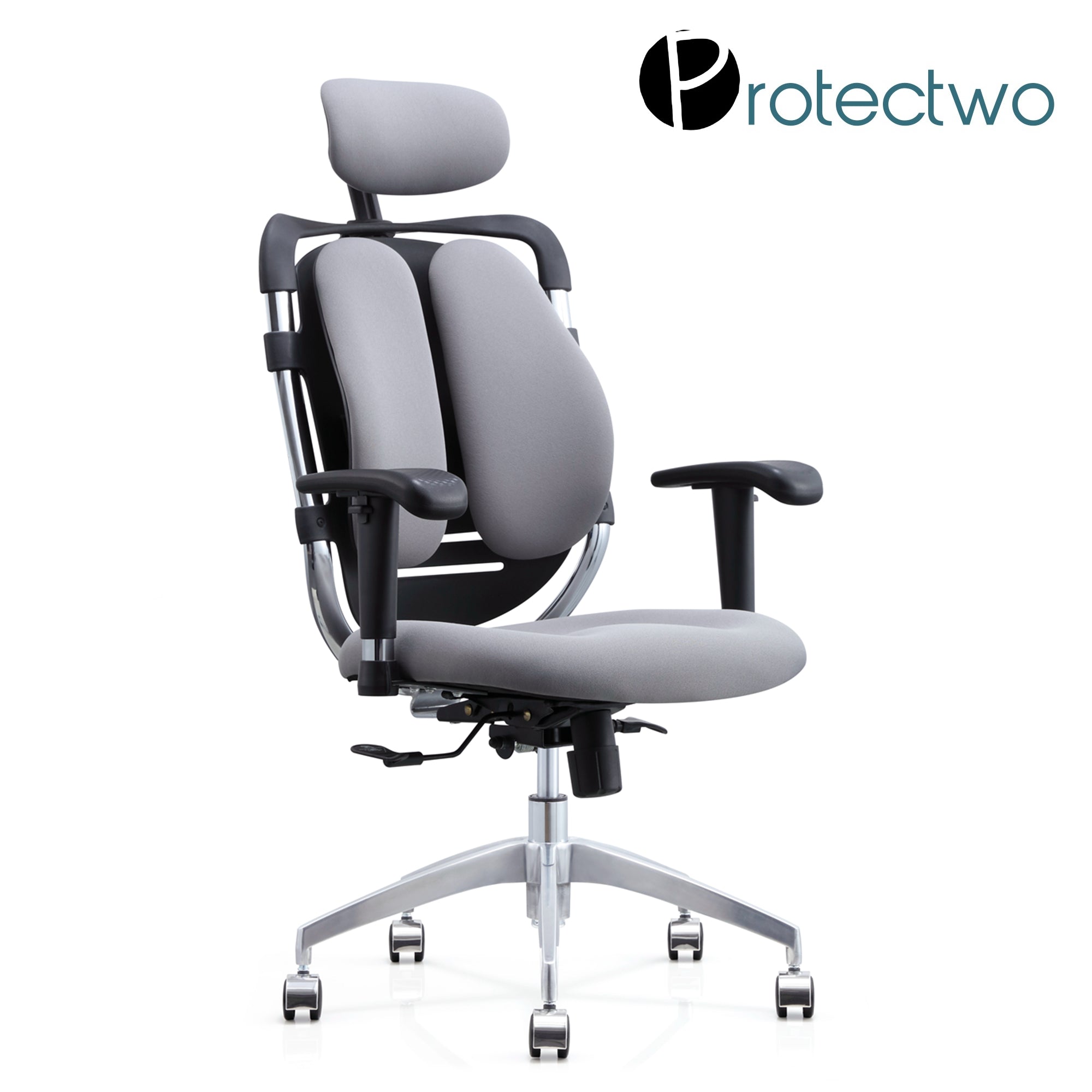 Protectwo Double Back Ergonomic Office Chair -PT01 – KZCHAIR